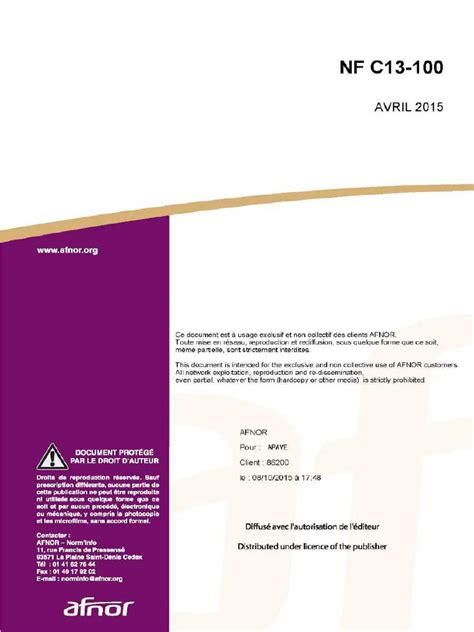 Nf C13 100 1 Pdf