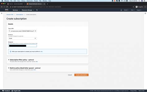 How To Create An Sns Topic And A Subscriber On Aws