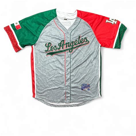 Los Angeles Dodgers Mexican Heritage Night Jersey Depop