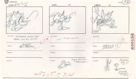 Tiny Toon Adventures Lets Do Lunch Storyboard Drawing Id Oct23146