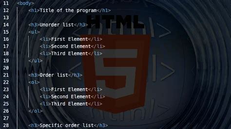 Como Hacer Listas En Html