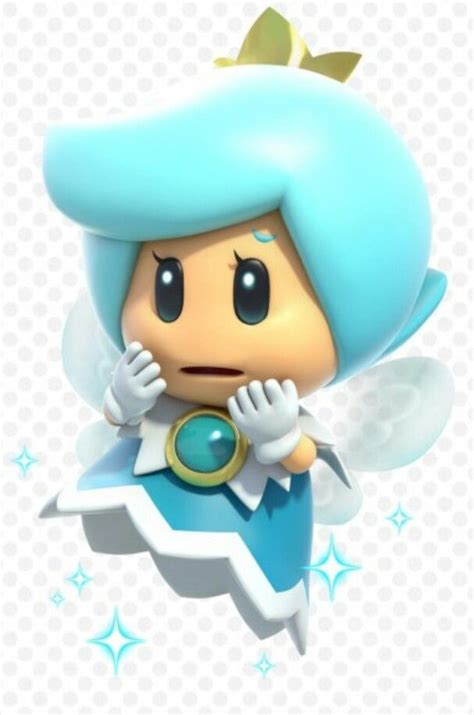 Sky Blue Sprixie From Super Mario 3d World Super Mario Super Mario