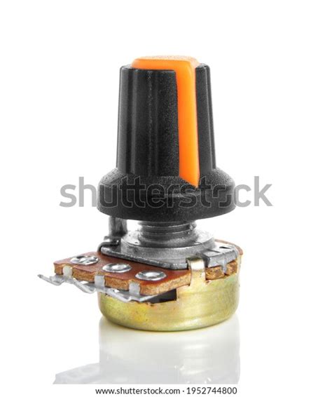 Variable Resistor Isolated On White Background Stock Photo Shutterstock