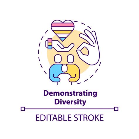 Demonstrating Diversity Concept Icon Benefit Of Same Sex Parenting Abstract Idea Thin Line