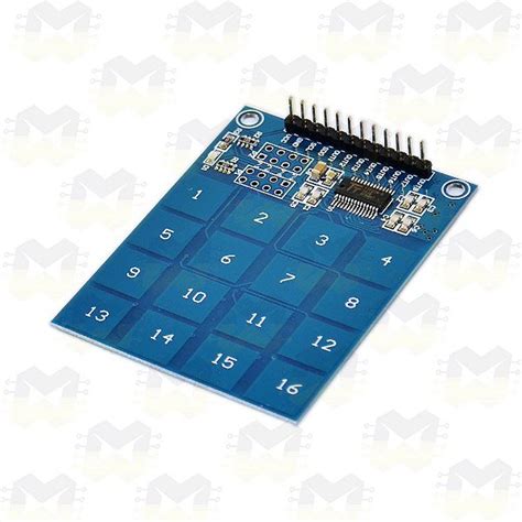 teclado capacitivo touch toque ttp229 com 16 teclas masterwalker