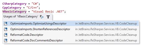 Navigation And Search Features ReSharper