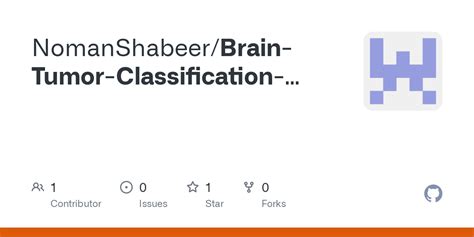 Github Nomanshabeer Brain Tumor Classification Model Using Vision