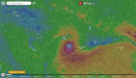 Copernicus Ems Rapid Mapping Activated For Tropical Cyclone In Tonga