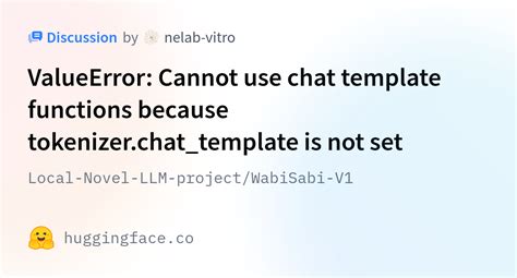 local novel llm project wabisabi v1 · valueerror cannot use chat