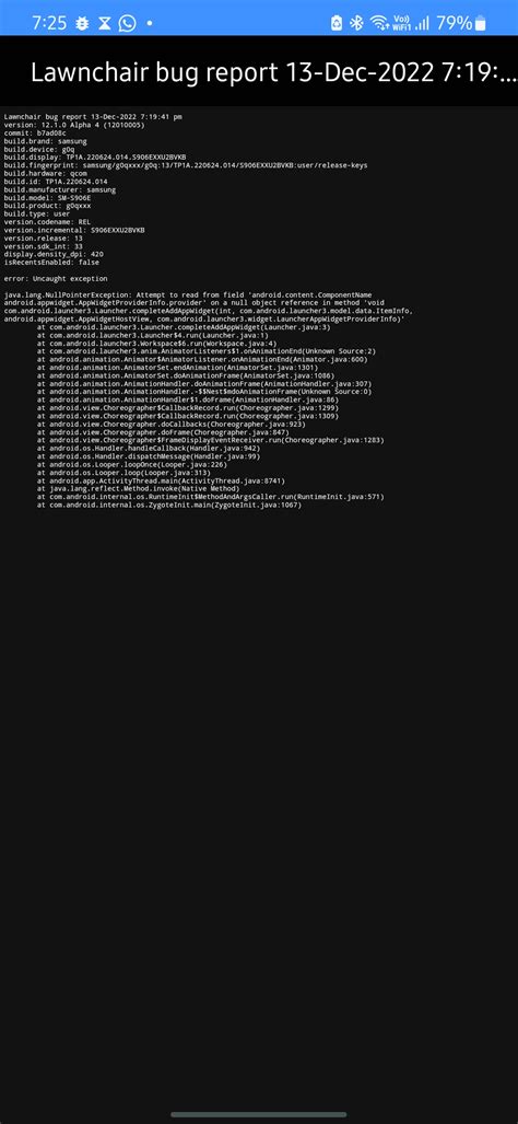 When Putting Widgets On Home It Crashes · Issue 3171 · Lawnchairlauncherlawnchair · Github