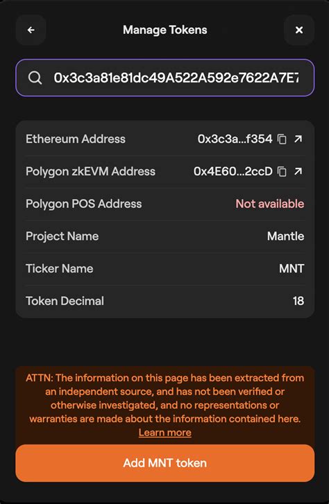How To Add Custom Token In Polygon Token List Polygon Support