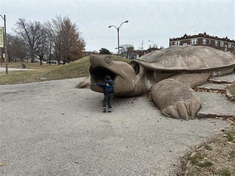 Turtle Playground More Sculpture Than Playground Oakland Ave At