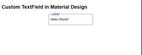 Github Manojspacecustom Textfield In Material Design Created With Codesandbox
