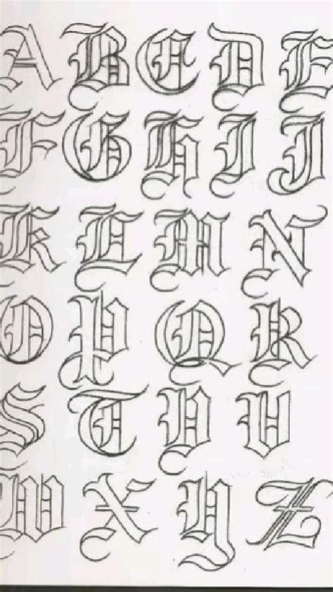 16 Gothic Calligraphy Numbers Font Images Gothic Tattoo Number Fonts