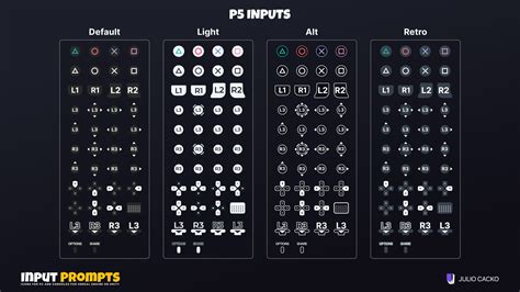 FREE Input Prompts Pack Icons For PC And Consoles For Unreal Engine Or Unity By JulioCacko