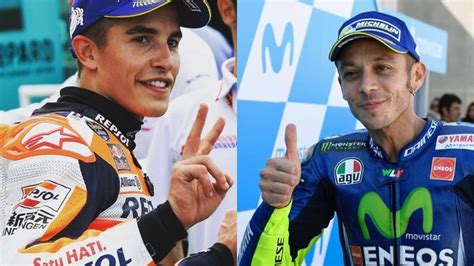 Dulu Musuh Besar Valentino Rossi Dan Marc Marquez Kini Kompak Untuk Program Amal