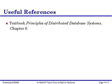 Outline Distributed Dbms Introduction Background Distributed Dbms