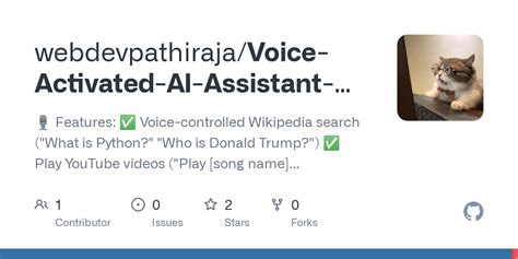Github Webdevpathirajavoice Activated Ai Assistant Sunny 🎙️