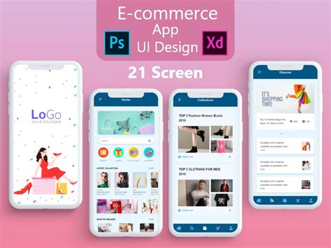 E Commerce App UI Adobe Xd And PSD Design Full Project By EpicPxls