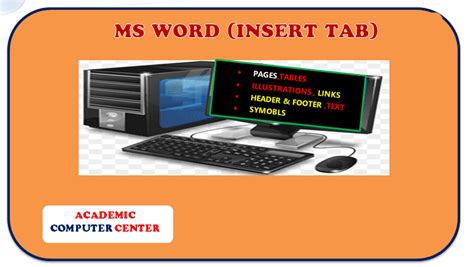 Ms Word Insert Tab