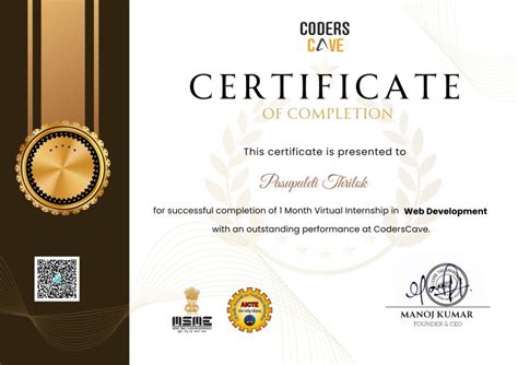 Pasupuleti Thrilok On Linkedin Webdevelopment Certification