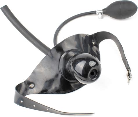 Rubberfashion Latex Gag Inflatable Mouth Gag With