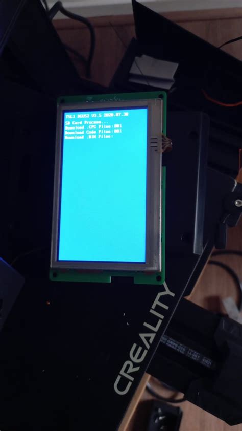 screen update doesn t work r creality