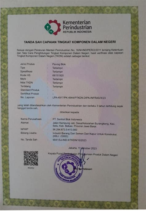Tkdn Paving Block Tahun 2023 Mendorong Pertumbuhan Industri Konstruksi Di Indonesia Sentral