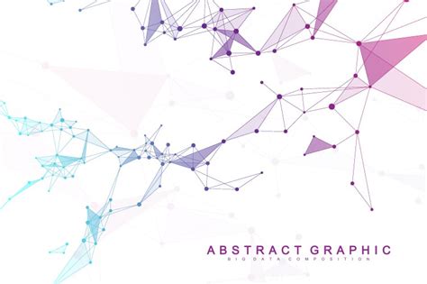 Big Data Visualization Graphic Abstract Royalty Free Vector