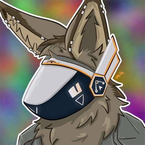 Protogen Oc Headshot — Weasyl