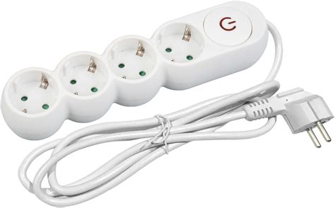 Socket Extension Cord D1 4 Entac Sockets With Switch 5m 3g15