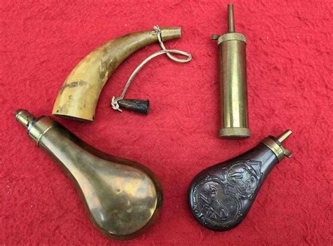 Assorted Powder Horns Langham Auctioneers