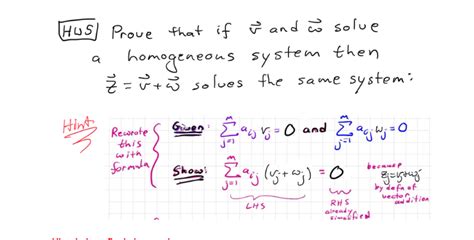 solved hus prove that if vec v ﻿and vec ω ﻿solve a