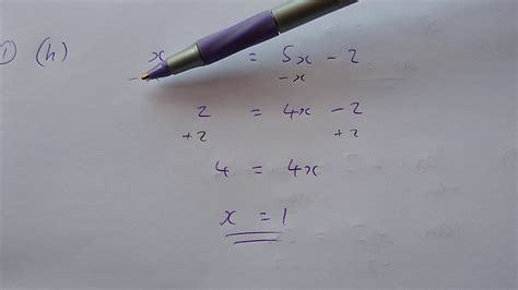 Equations Corbettmaths Video 113 Question 1 Youtube