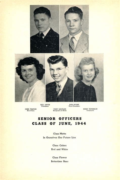 See You Next Year High School Yearbooks From Wwii Theodore Roosevelt