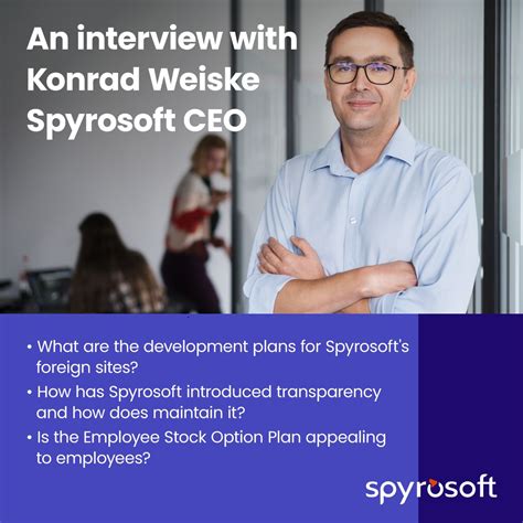 Spyrosoft On Linkedin Success Interview Globalcompany Growth Itsoftware