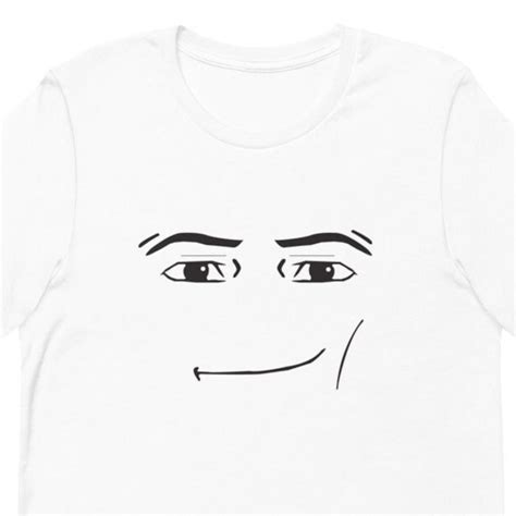 Roblox Man Face Shirt Etsy Uk