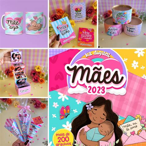 Kit Digital Dia Das Mães Mimos Fofos Personalizados Imprimir Ello