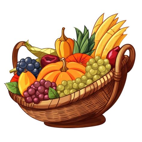 Premium Ai Image Cornucopia Icon For The Thanksgiving
