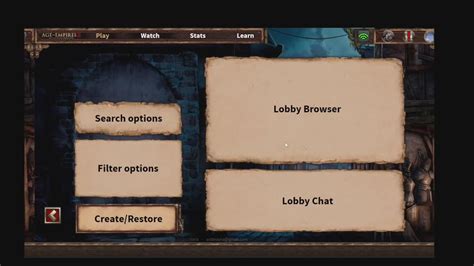 Working On A Multiplayer Menu Mockup For A Possible Alternative