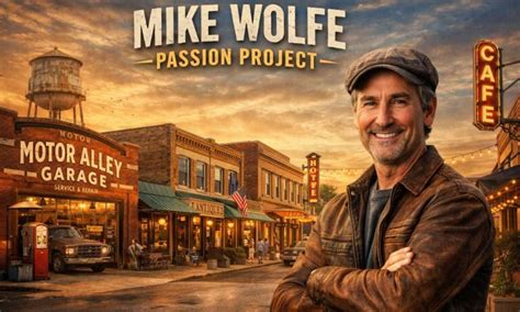 Mike Wolfe Passion Project From Old Treasures To New Dreams Bents