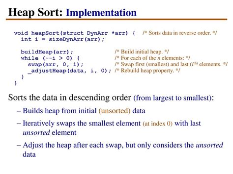 Build Heap And Heap Sort Ppt Download