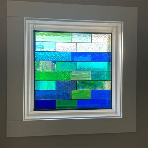 Stained Glass Rectangle Etsy