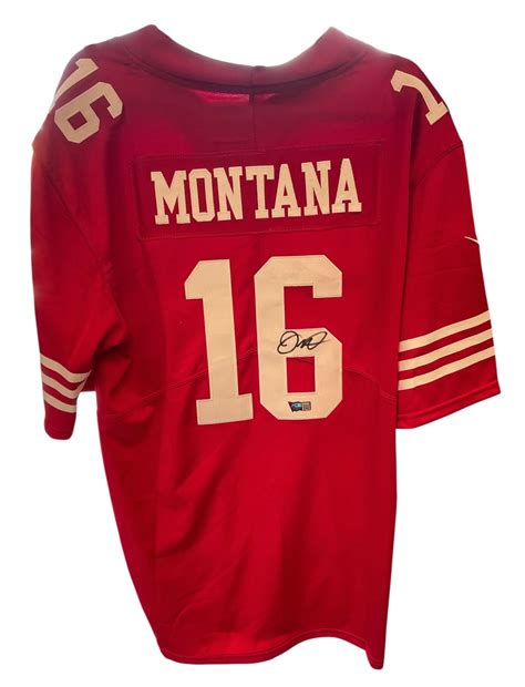 Joe Montana Autographed San Francisco 49ers Jersey With Ace Coa