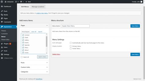 How To Display Navigation Menus Of Our Custom Theme In Wordpress Part