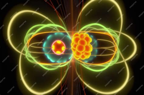 Premium Ai Image Atomic Nucleus Electrons Neutrons Protons Model Shows That An Atom Is Mostly