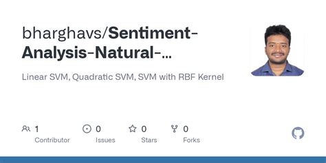 Github Bharghavssentiment Analysis Natural Language Sentiment