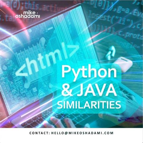 Mike Oshadami On Linkedin Python Java Similarities Major Similarities Between Python And Java