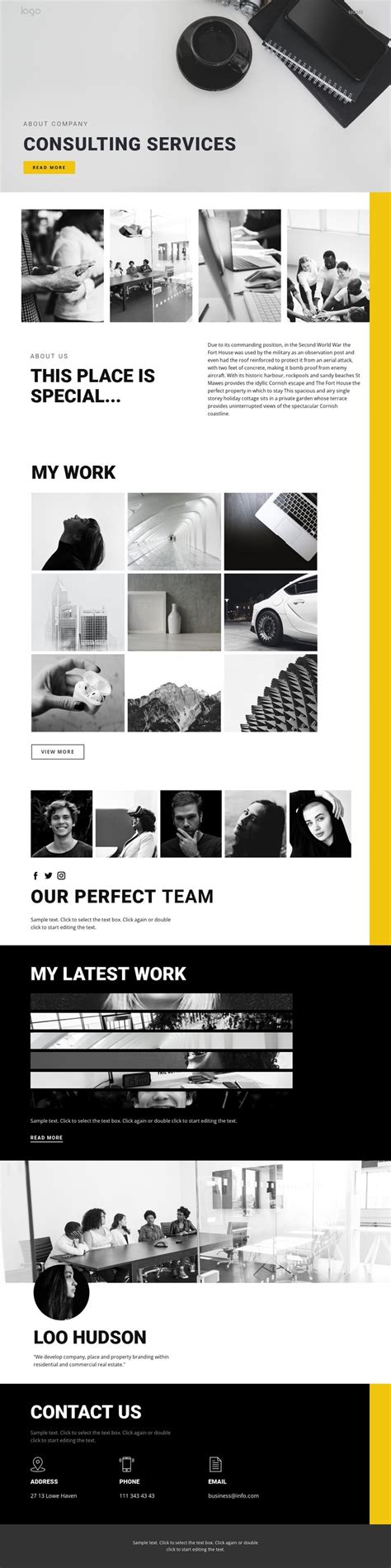 Consulting For Business CSS Template