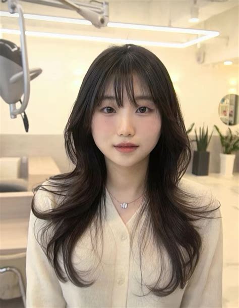 장발 레이어드 C컬펌 지식in